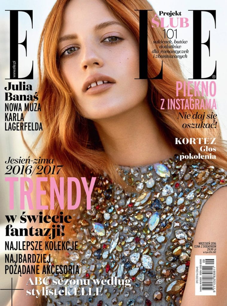 ELLE Poland September 2016 Julia Banas by Agata Pospieszynska - Fashion ...